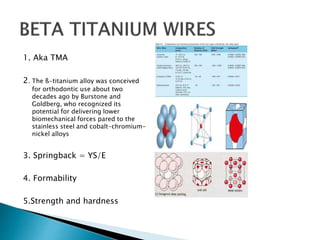 Orthodontic-wires ppt | PPT