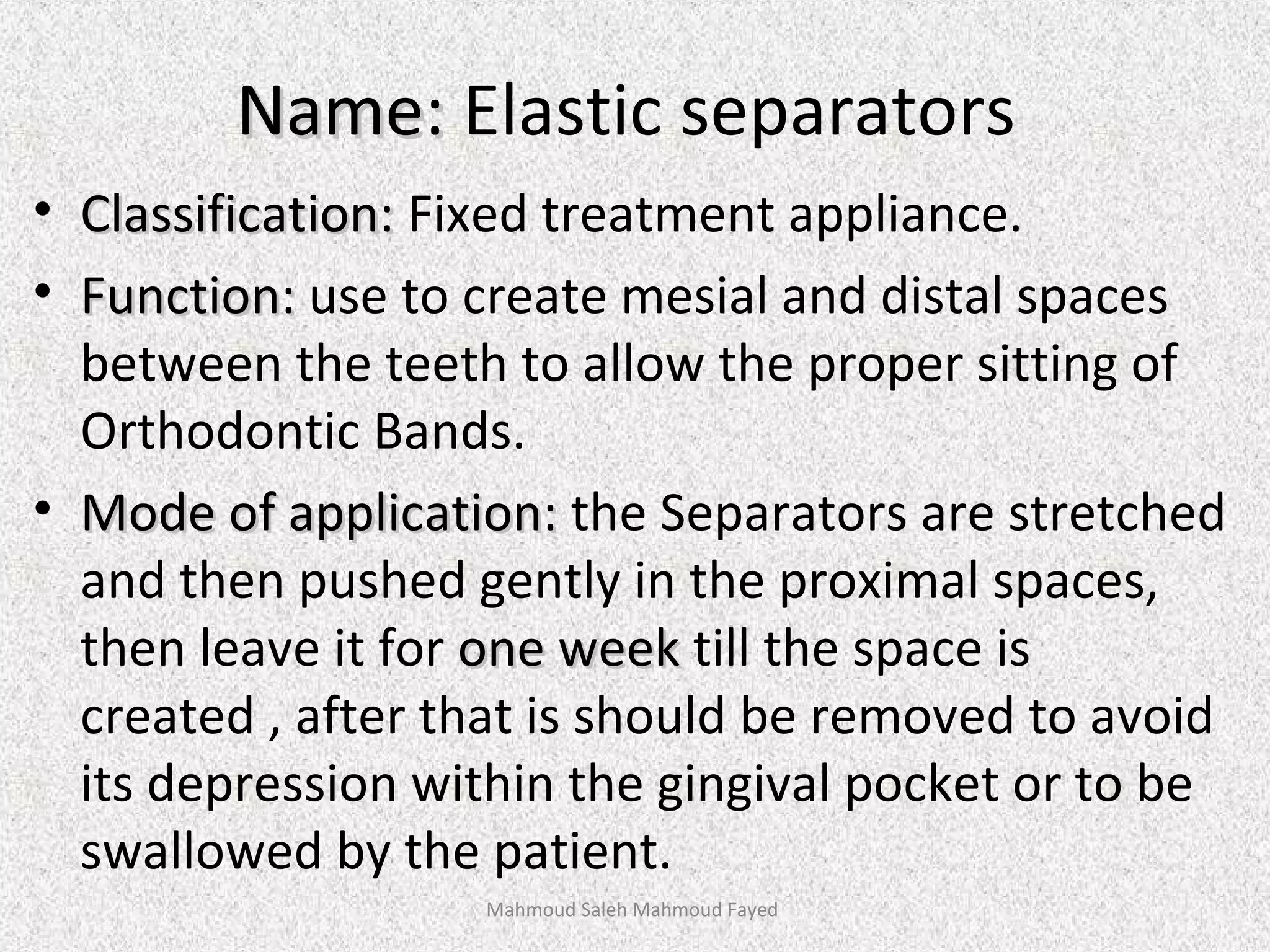 Orthodontic appliances | PPT
