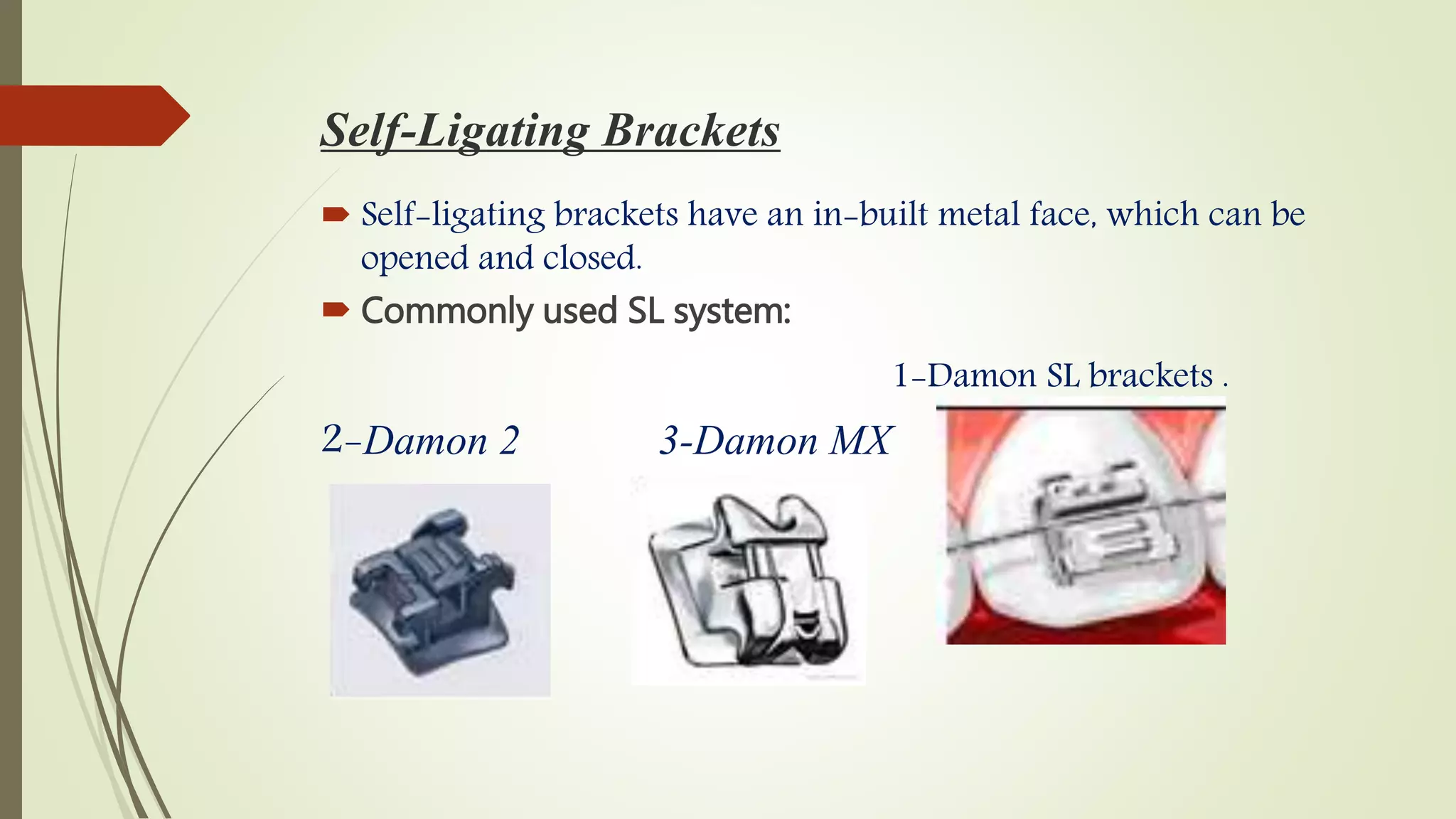 Orthodontic brackets | PPTX