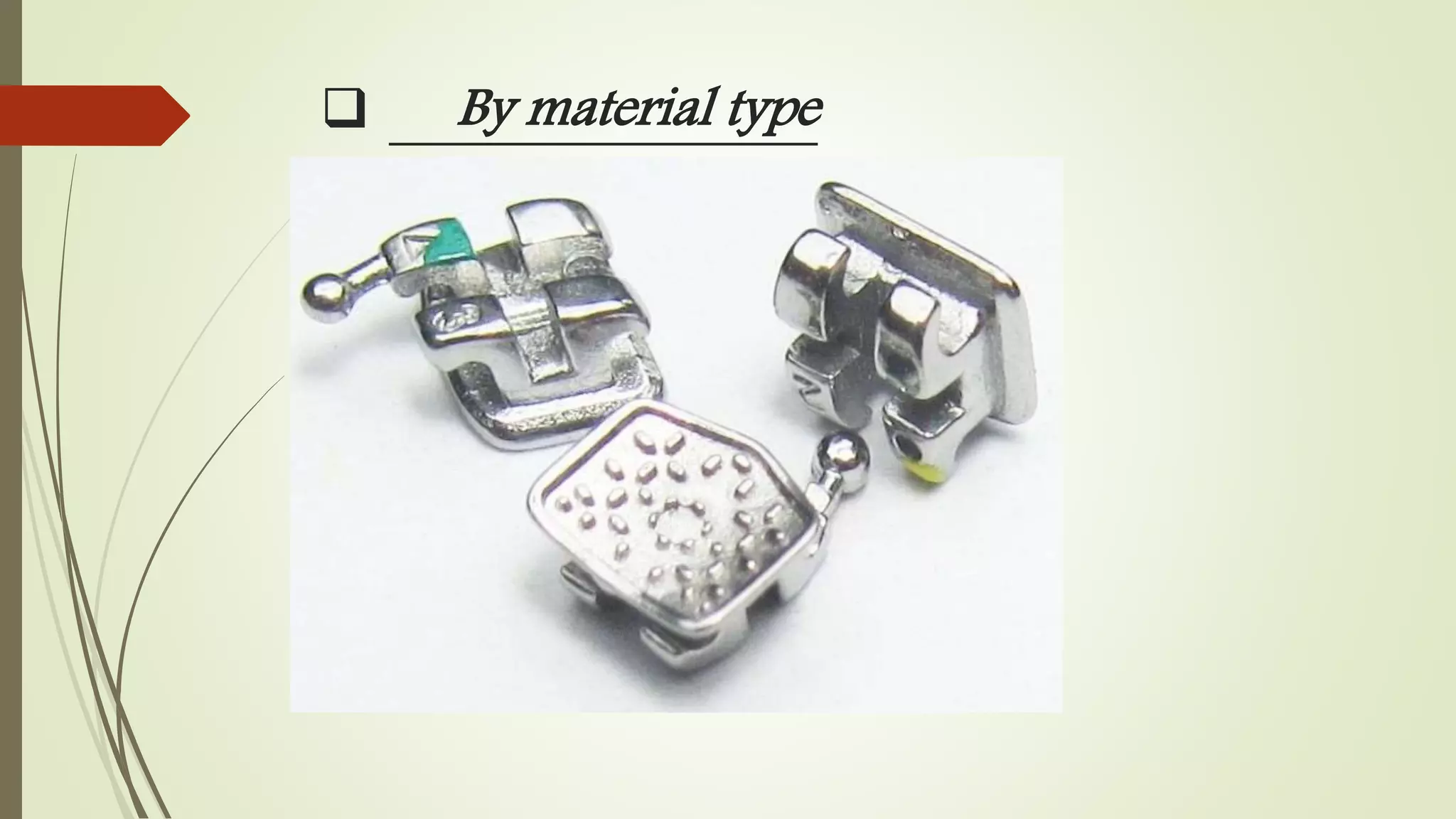 Orthodontic brackets | PPTX