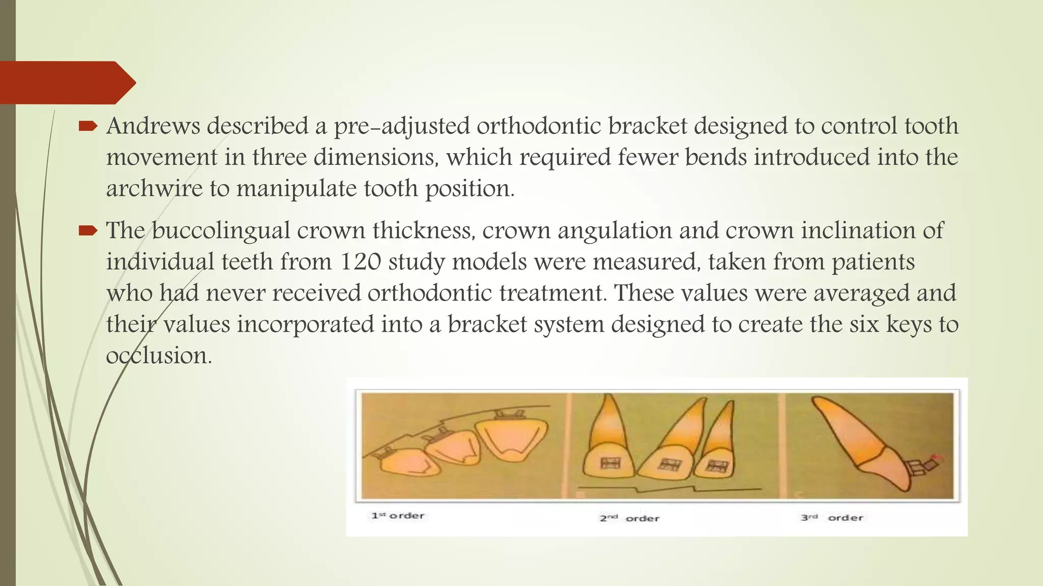 Orthodontic brackets | PPTX