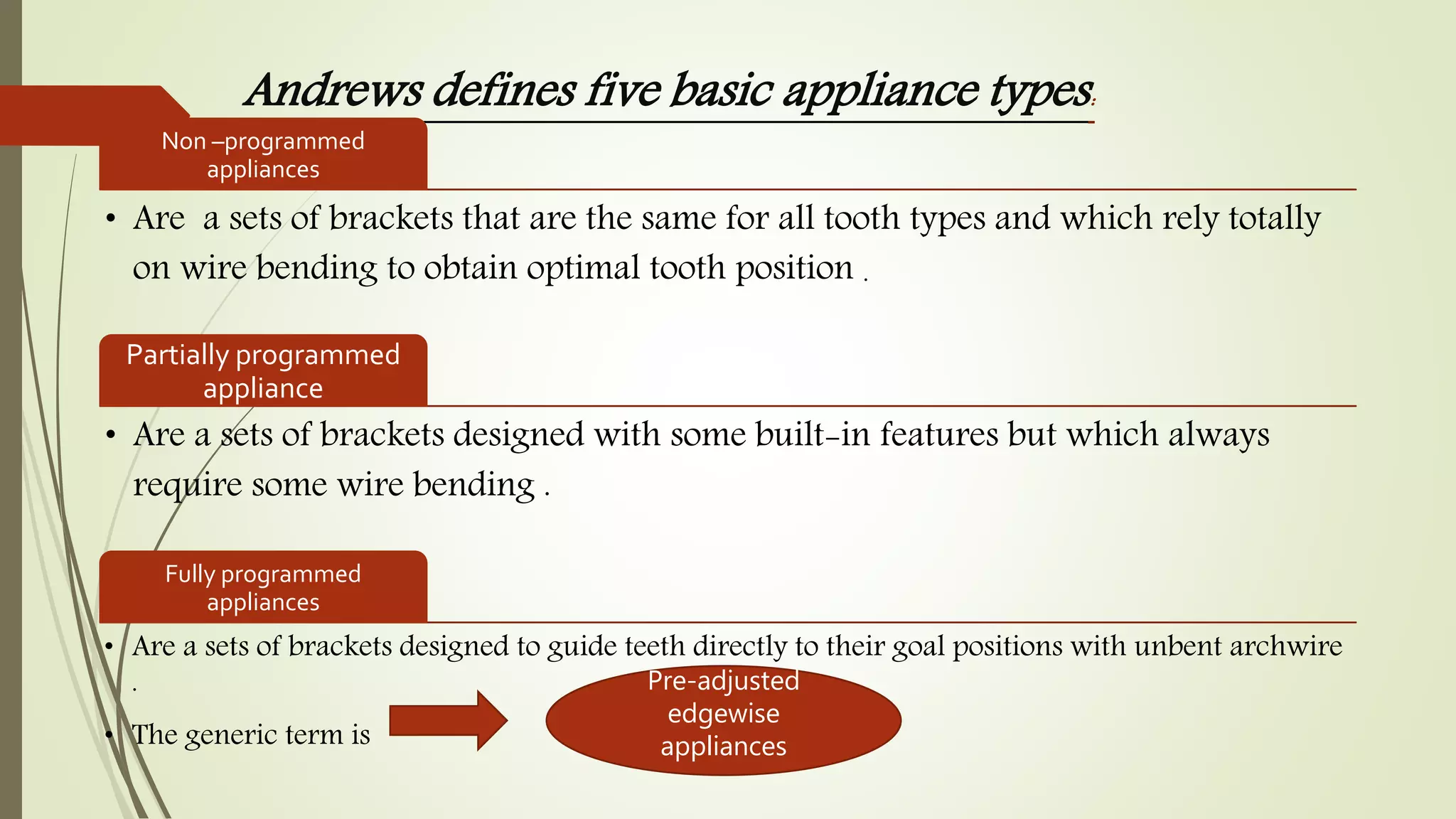 Orthodontic brackets | PPTX