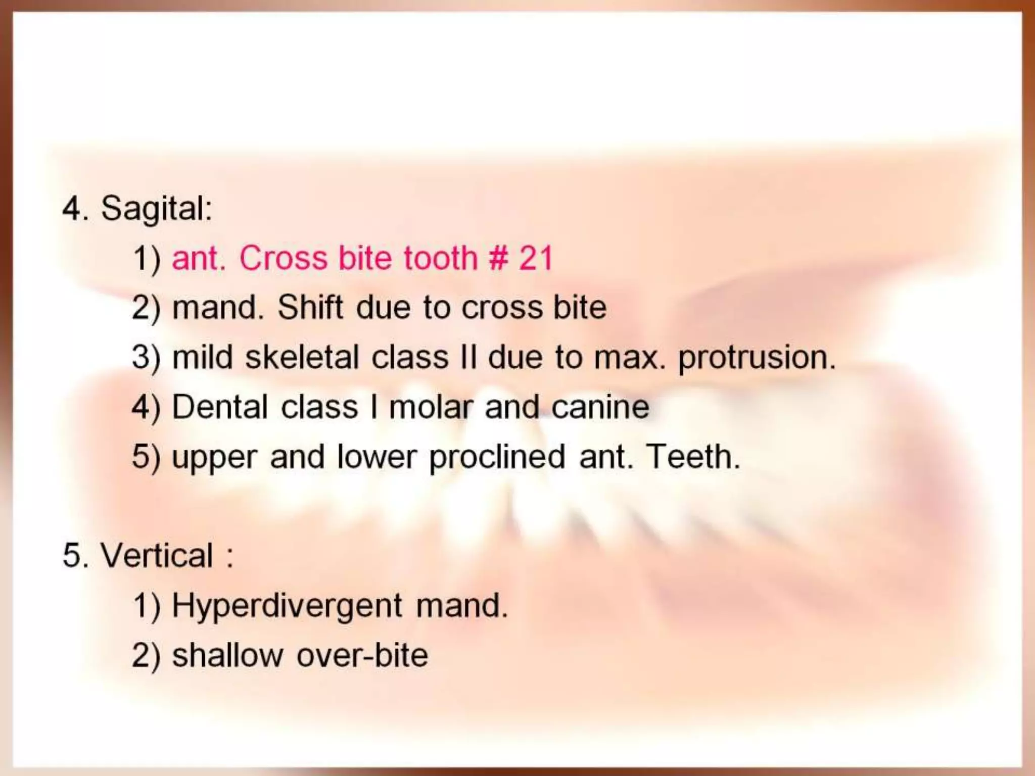 Orthodontic case presentation | PPTX