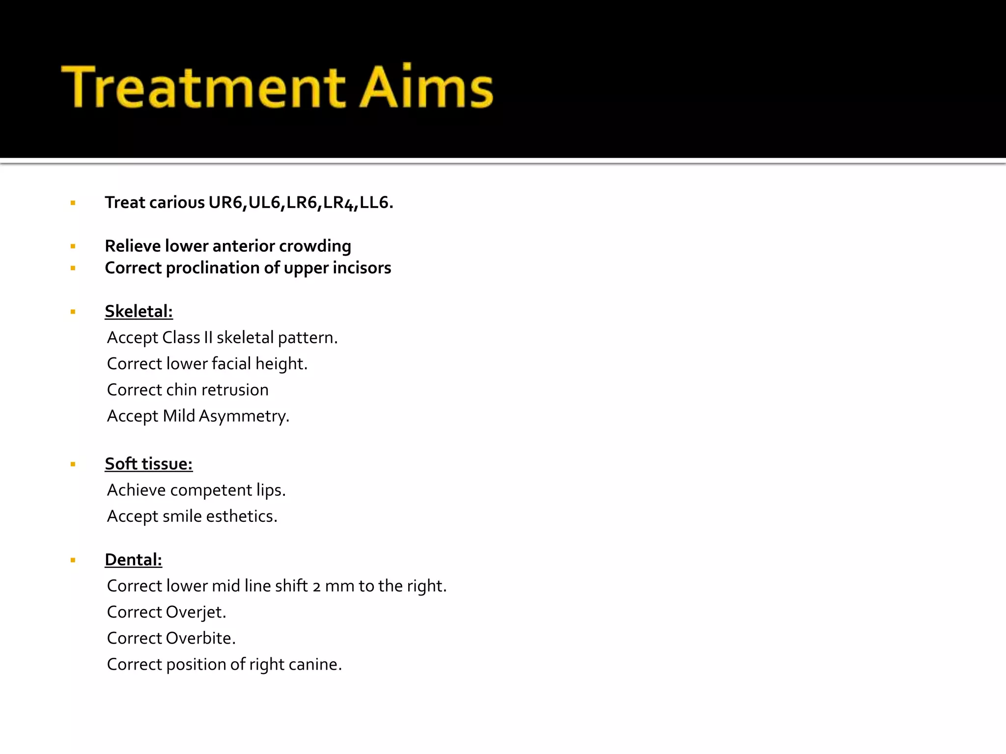 Orthodontic case presentation | PPTX