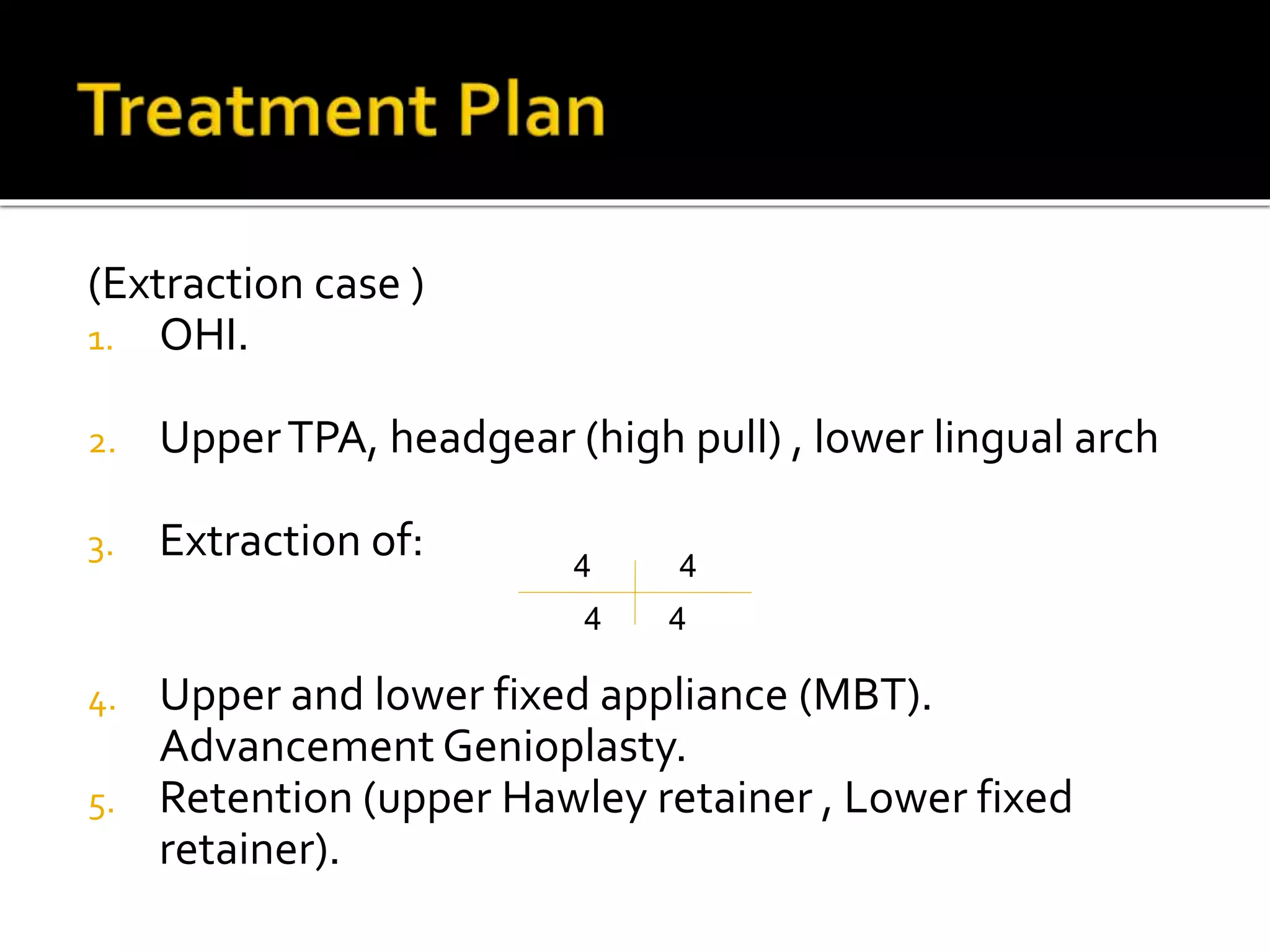 Orthodontic case presentation | PPTX