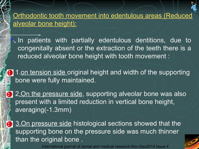 Orthodontic consideration of the old extraction site | PPT | Bone and ...
