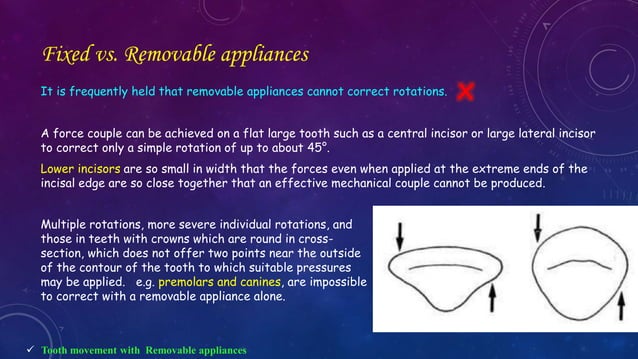 Orthodontic Correction of Rotated Teeth | PPTX | Dental Health ...