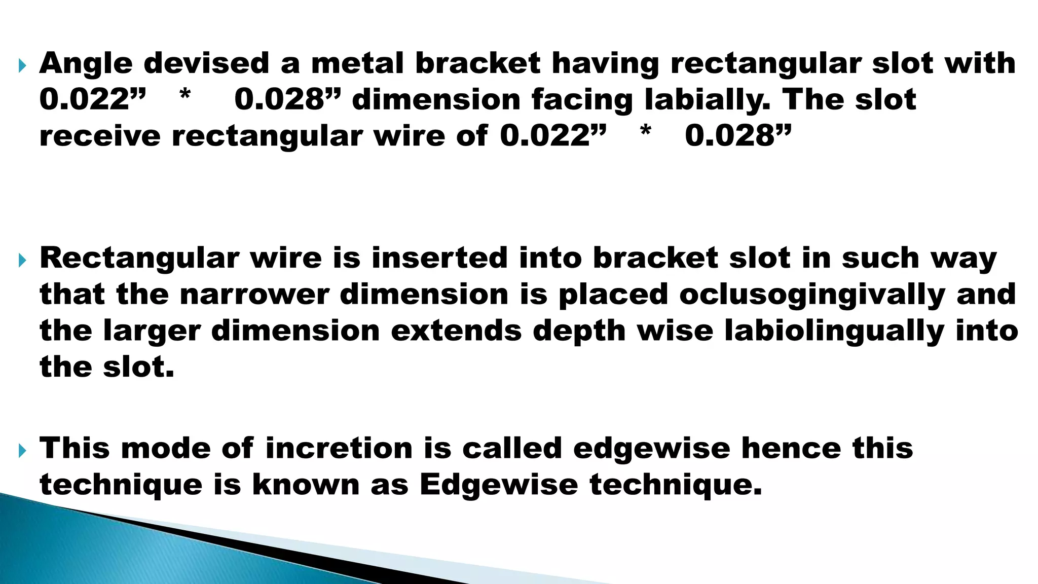 Orthodontic fixed appliances | PPTX