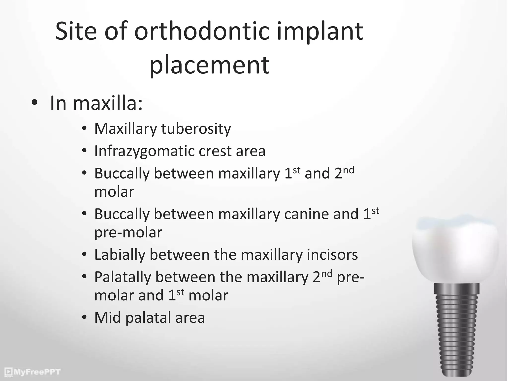 Orthodontic implant seminer | PPTX