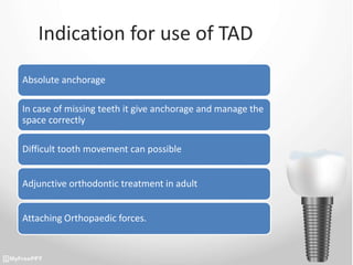 Orthodontic implant seminer | PPT