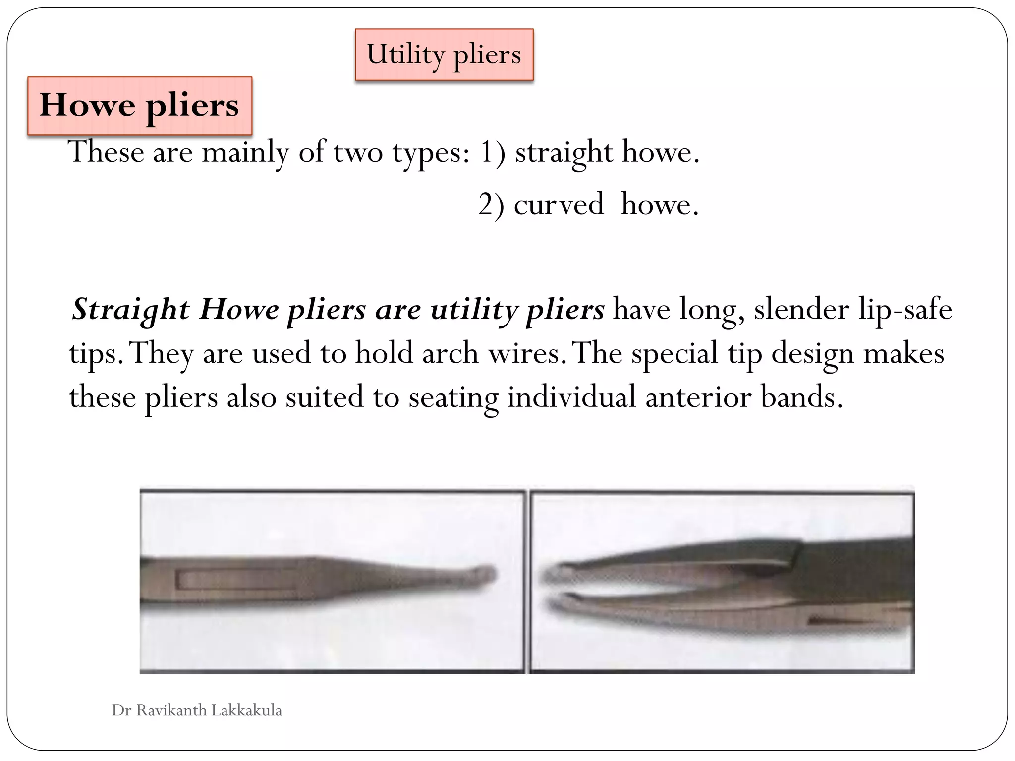 Orthodontic instruments | PDF