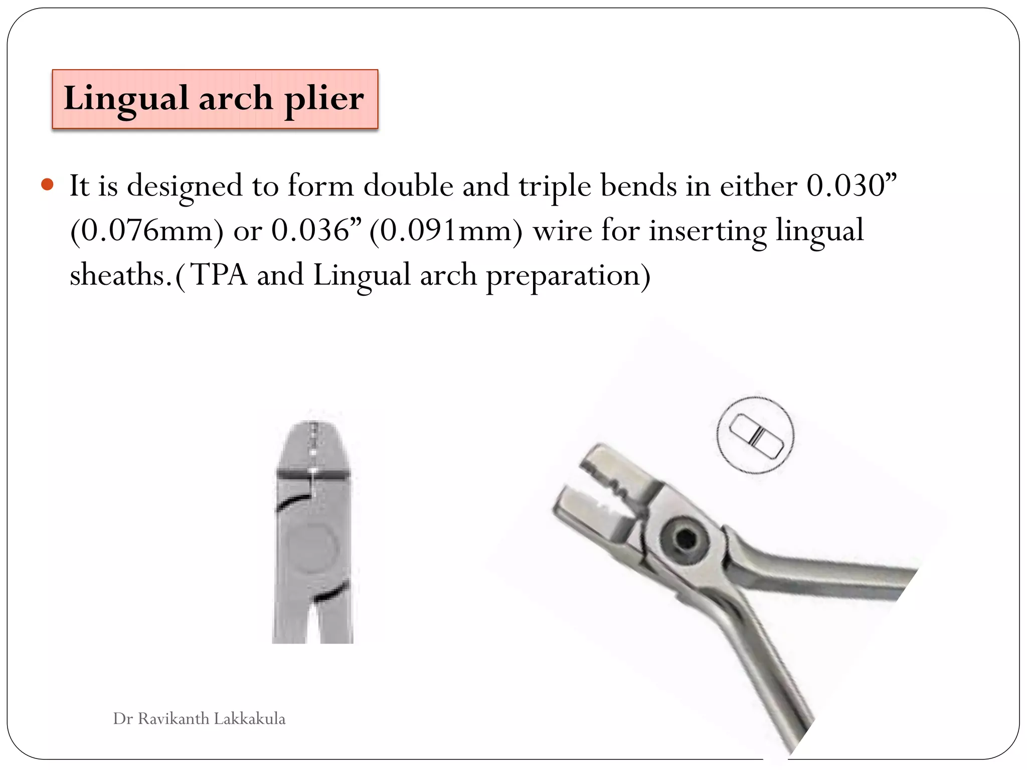 Orthodontic instruments | PDF