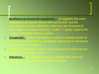 ORTHODONTIC MANAGEMENT OF CLEFT LIP AND PALATE(Dr.JITHESH KUMAR) | PPT