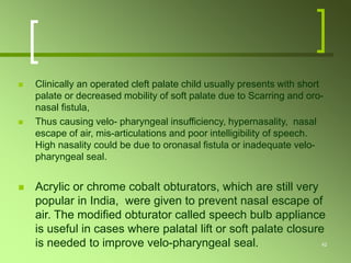 ORTHODONTIC MANAGEMENT OF CLEFT LIP AND PALATE(Dr.JITHESH KUMAR) | PPT