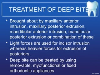 Orthodontic MANAGEMENT OF DEEP BITE.pptx