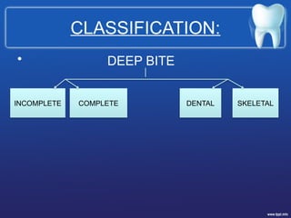Orthodontic MANAGEMENT OF DEEP BITE.pptx