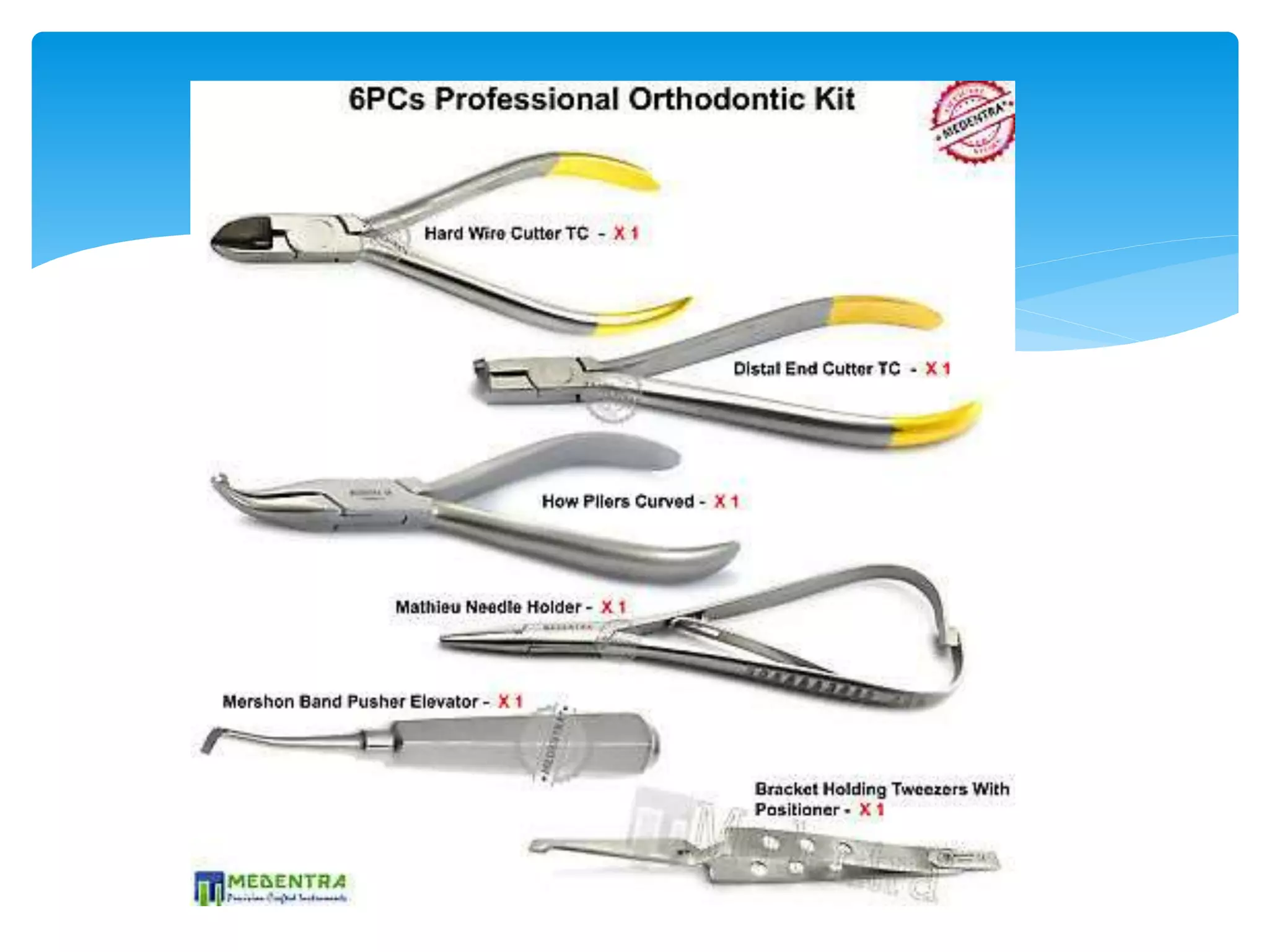 Orthodontic materials & instruments | PPTX