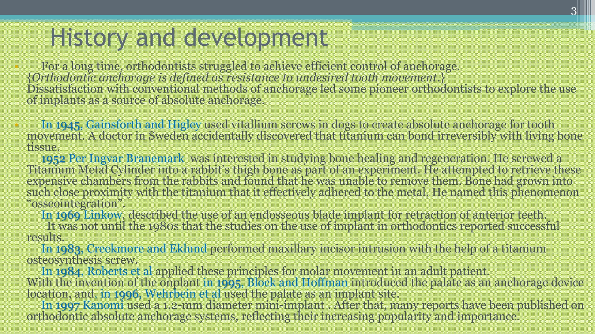 Orthodontic mini implant | PPTX
