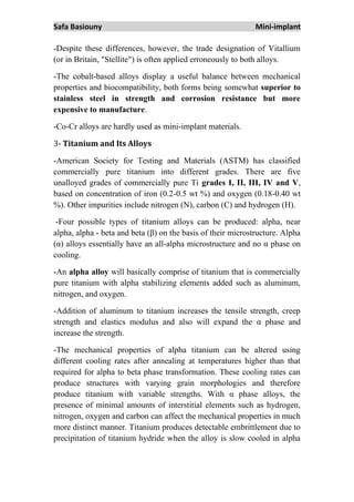 Exploring Materials for Orthodontic Mini-Implants: A Comprehensive ...