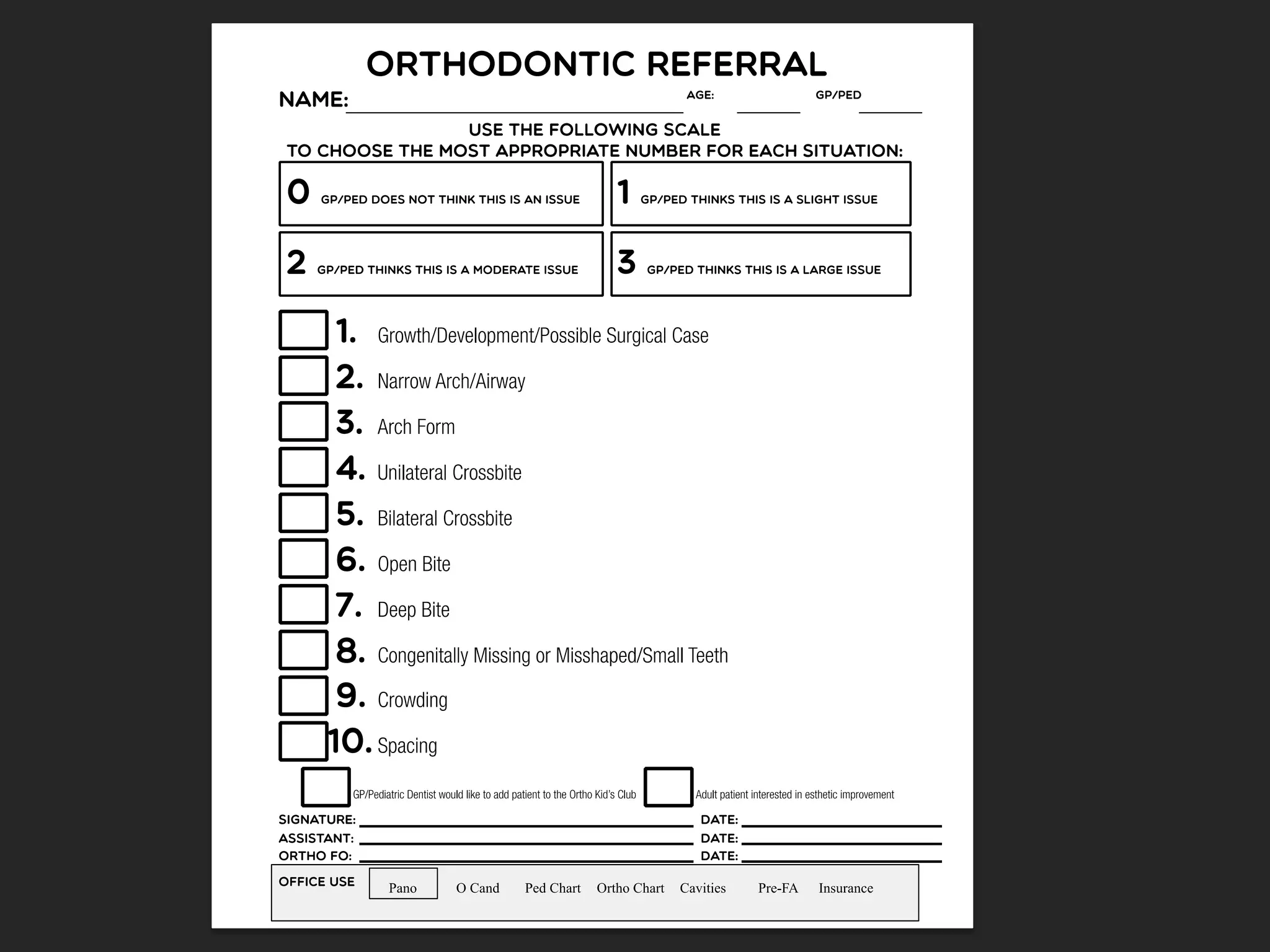 Orthodontic referrals | PPTX