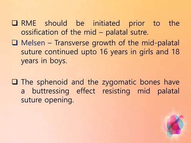 Introduction to maxillary arch expansion | PPTX