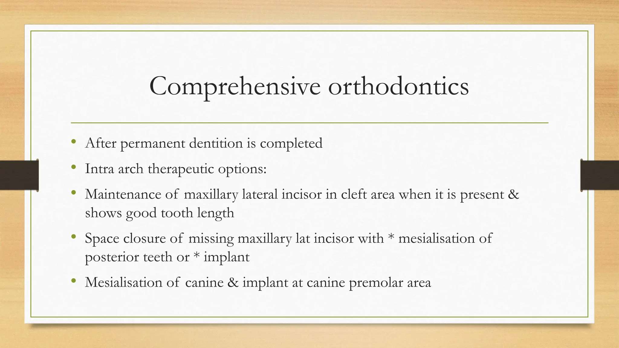 Orthodontics in cleft palate presentation.pptx
