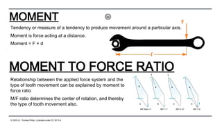 FORCE SYSTEMS AND TISSUE RESPONSE TO FORCES IN ORTHODONTICS.pptx
