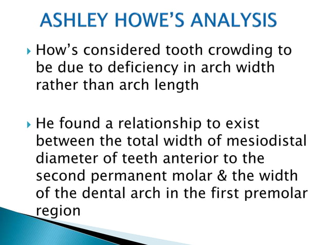 Orthodontic study model and model analysis | PPTX | Dental Health ...
