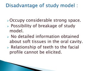 Orthodontic study model and model analysis | PPTX | Dental Health ...