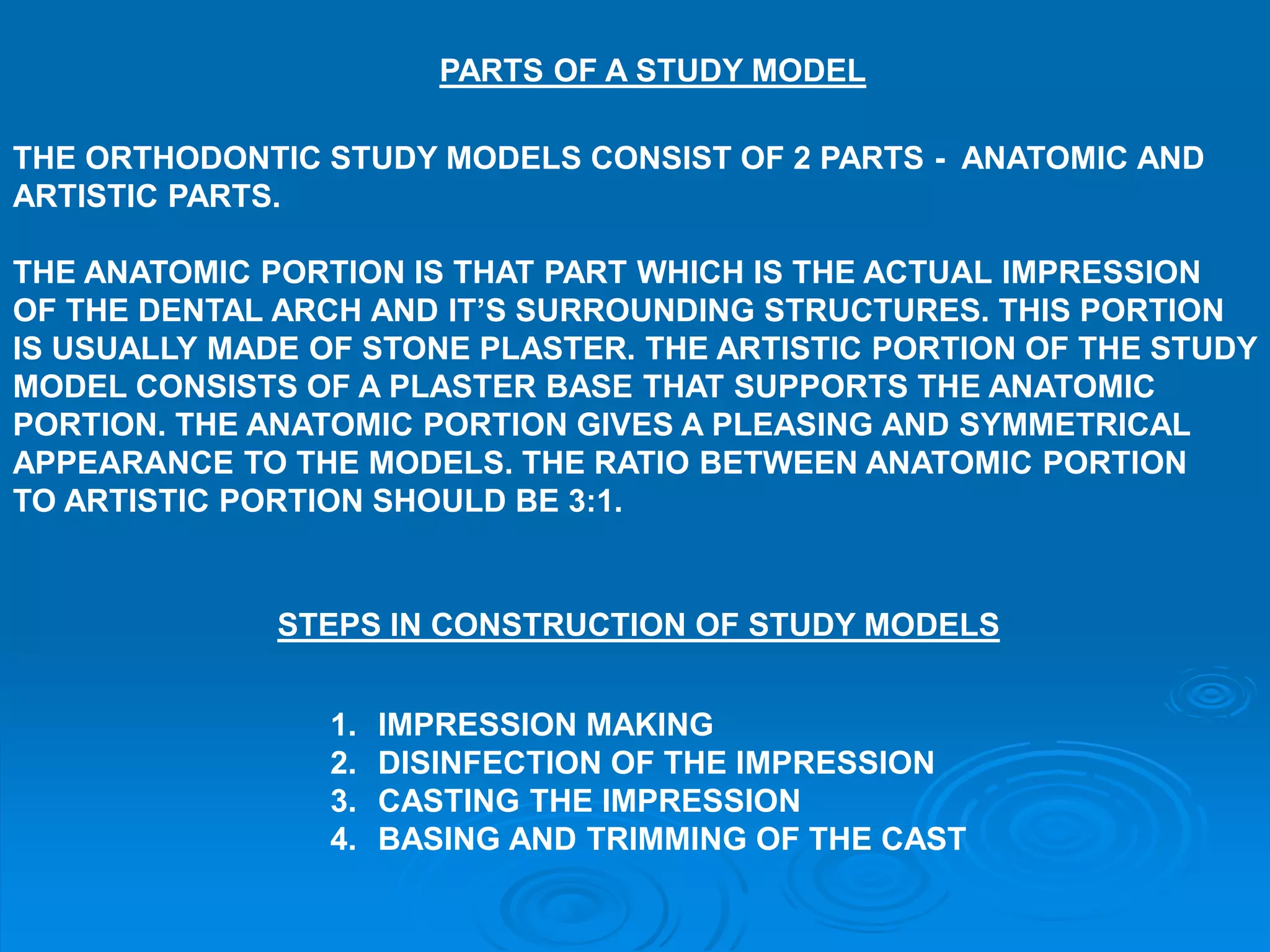 Orthodontic Study Models | PPT | Dental Health | Diseases and Conditions