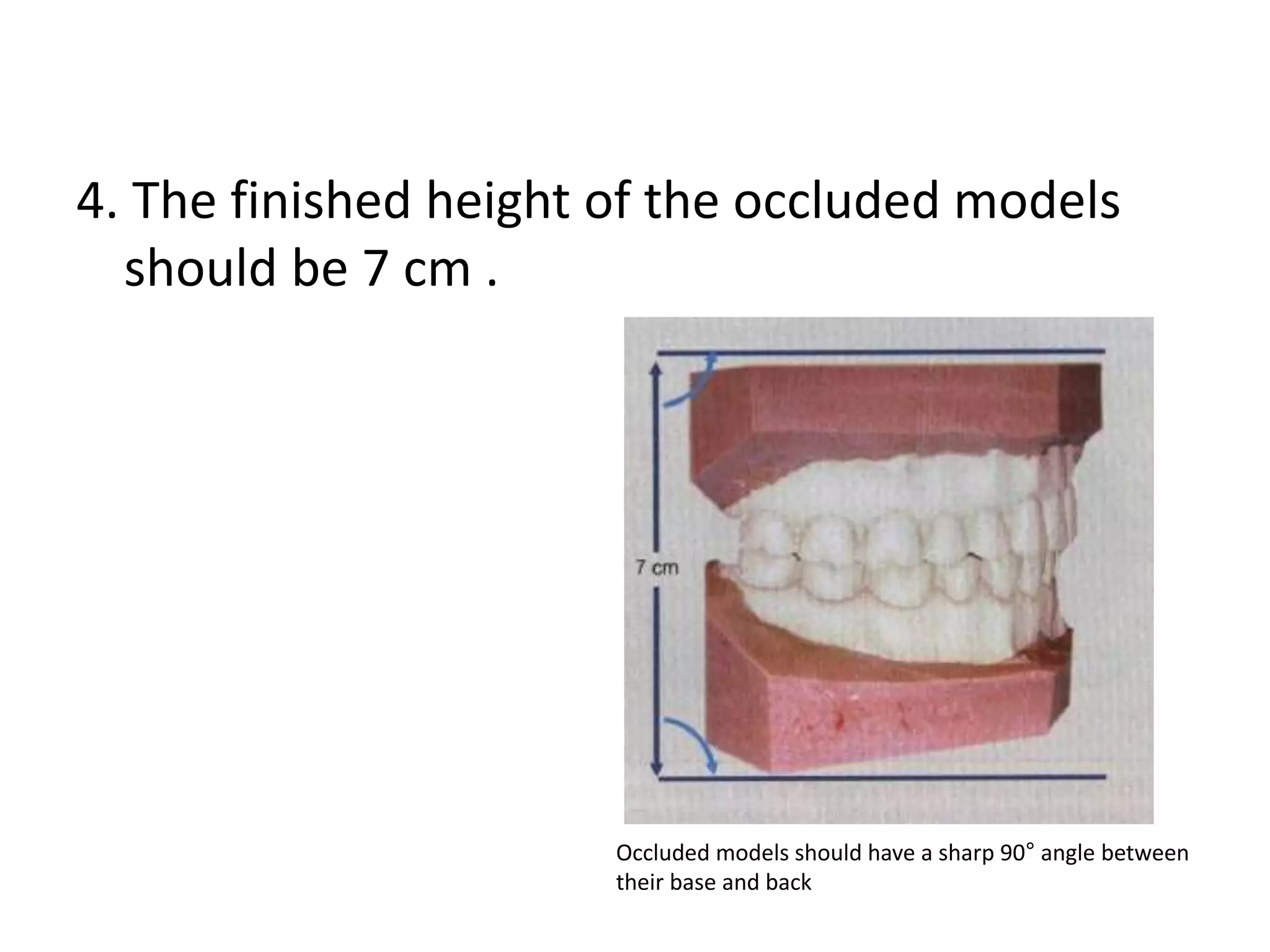 Orthodontic study models | PPT | Dental Health | Diseases and Conditions