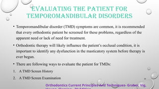 Orthodontic Therapy and Temporomandibular Disorders .pptx