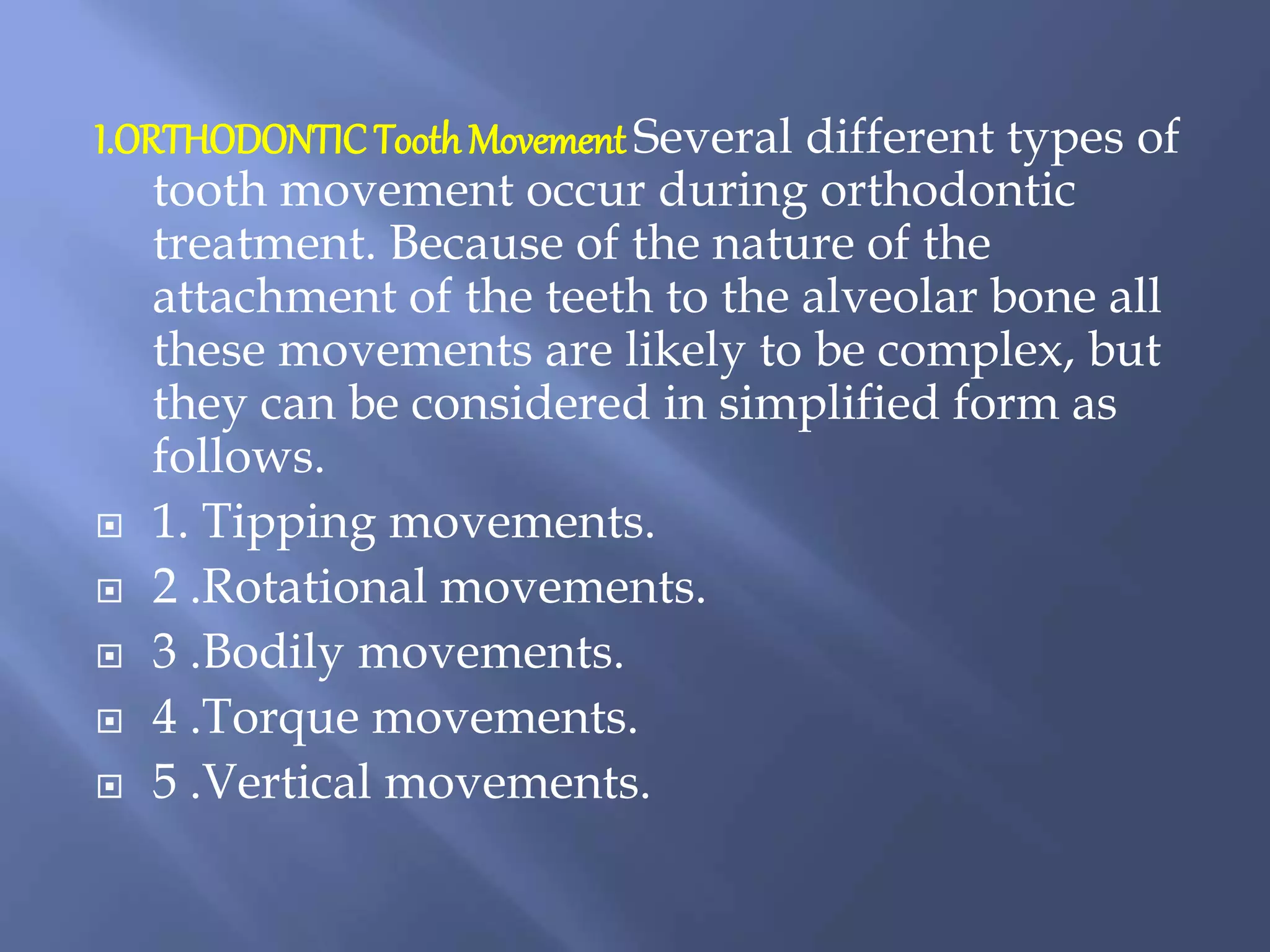 biology/biomechanics of tooth movement by dr.shadman zakir | PPTX