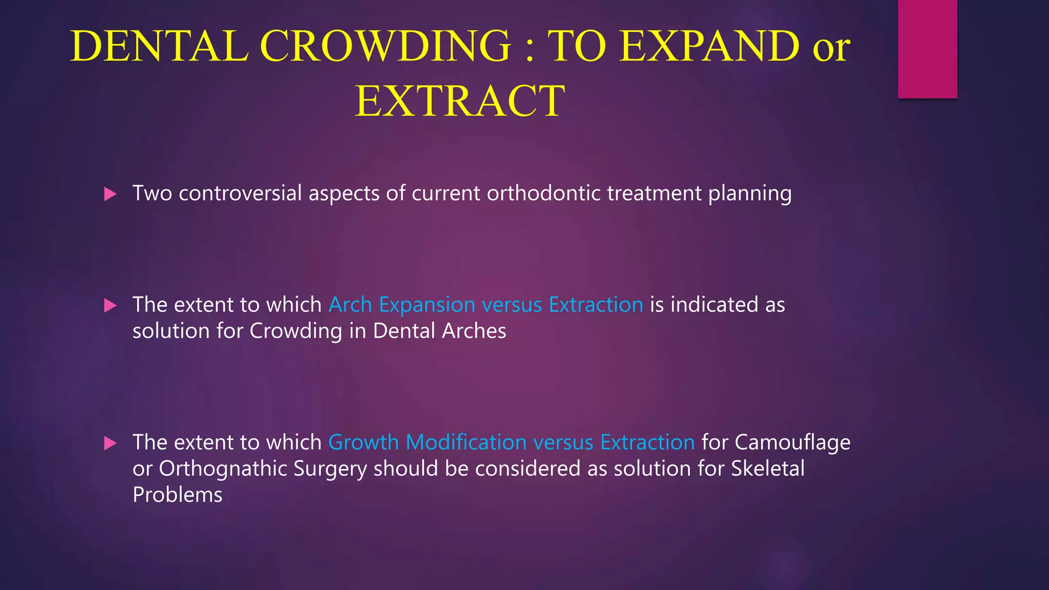 Orthodontic treatment planning | PPTX
