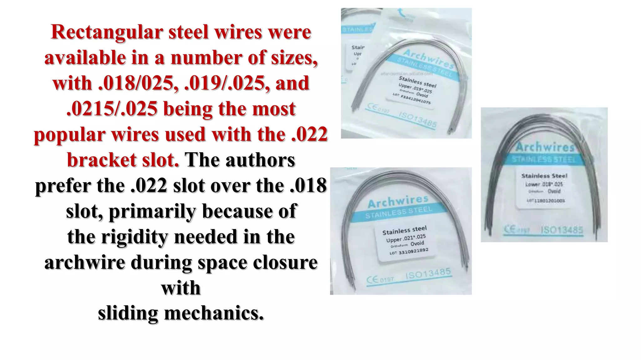 MBT wire sequence during orthodontic alignment and leveling | PPTX