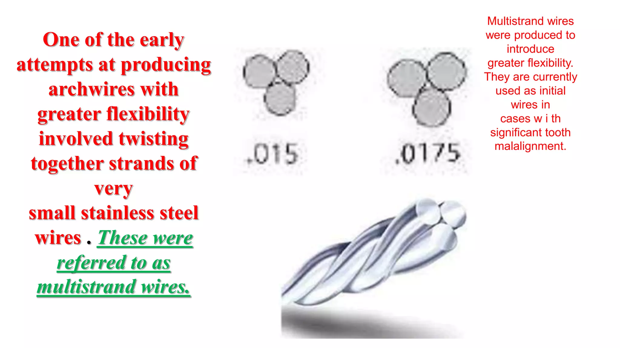 MBT wire sequence during orthodontic alignment and leveling | PPTX