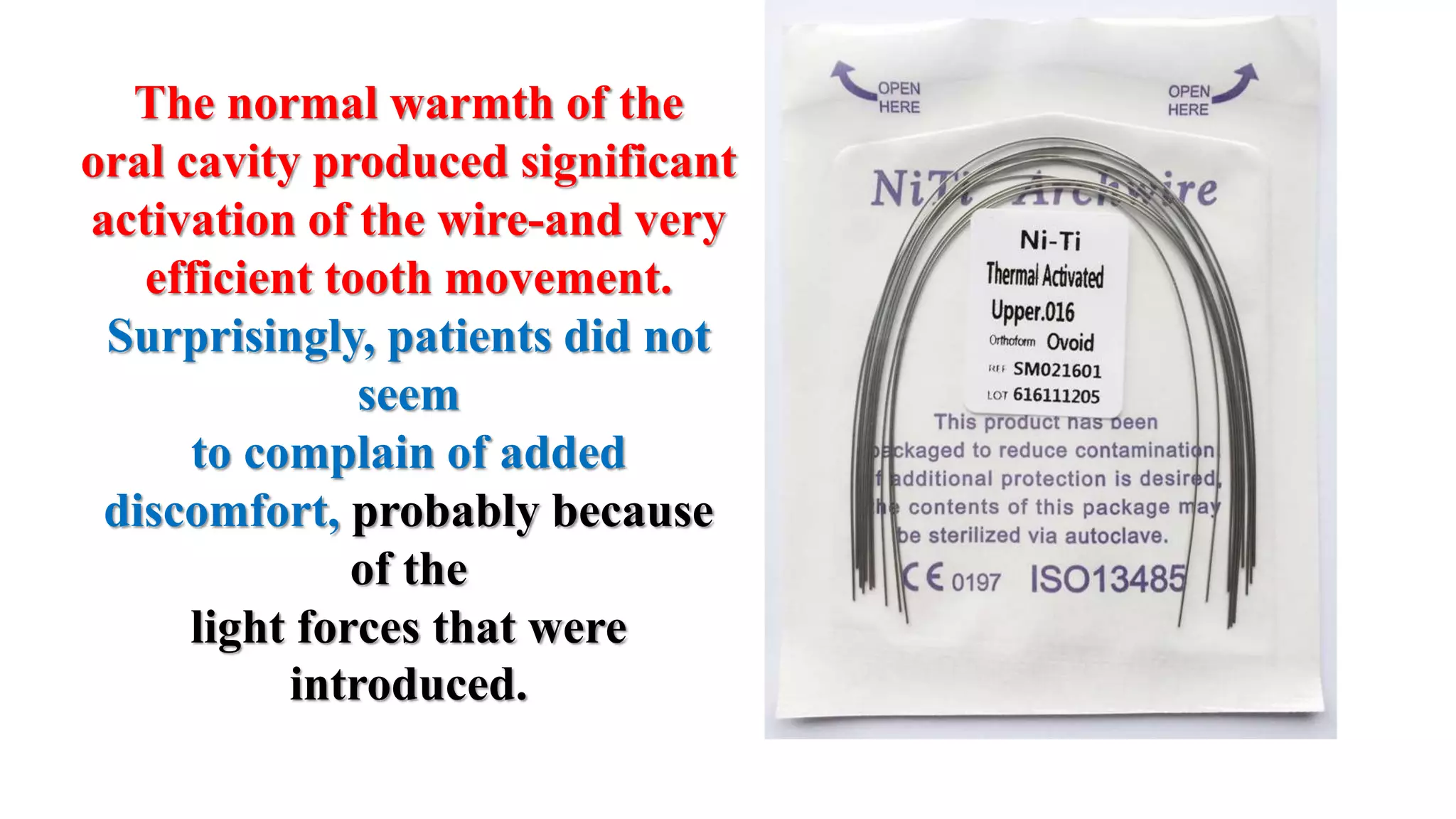 MBT wire sequence during orthodontic alignment and leveling | PPTX