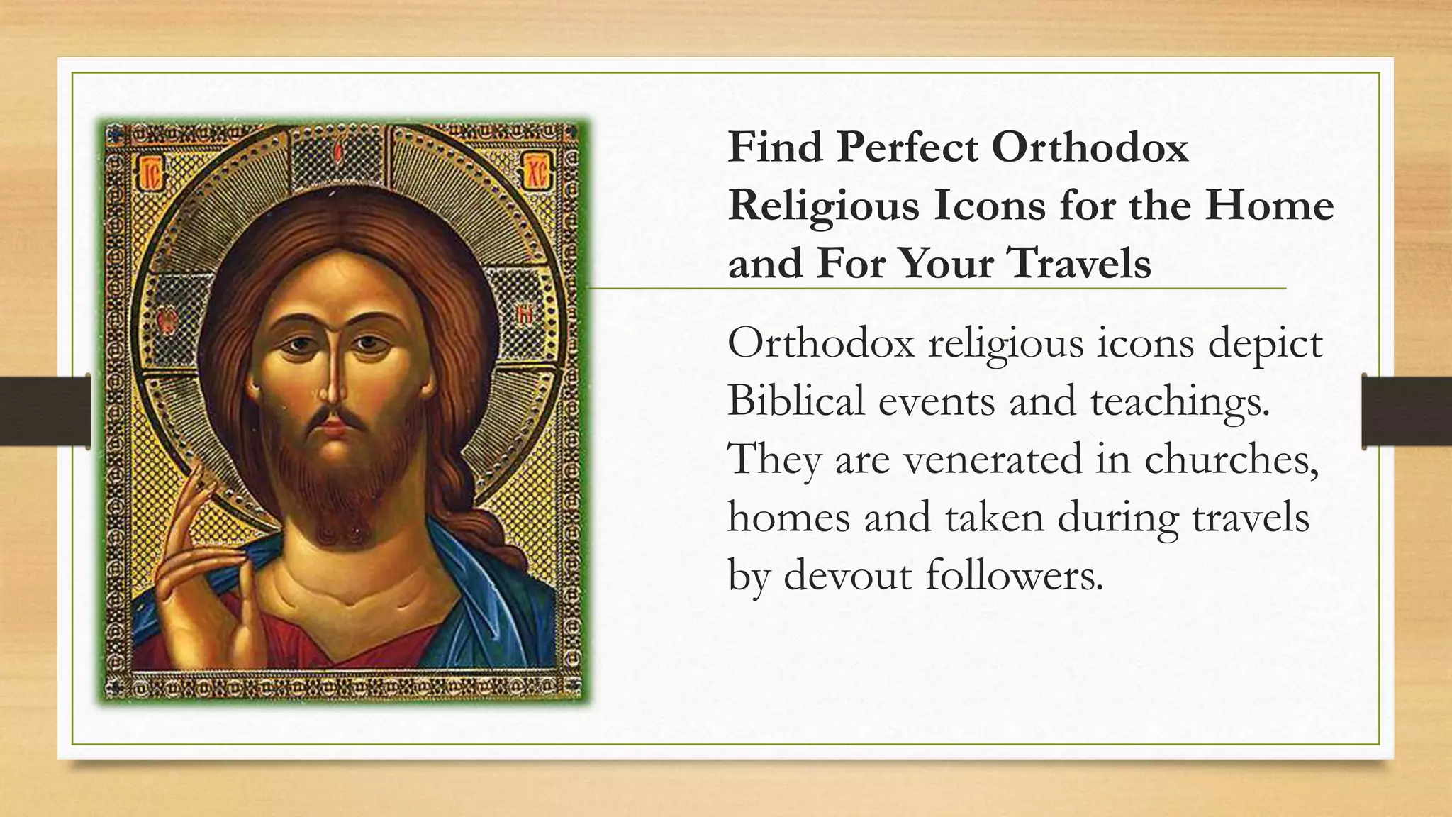 Orthodox religious icons | PPTX