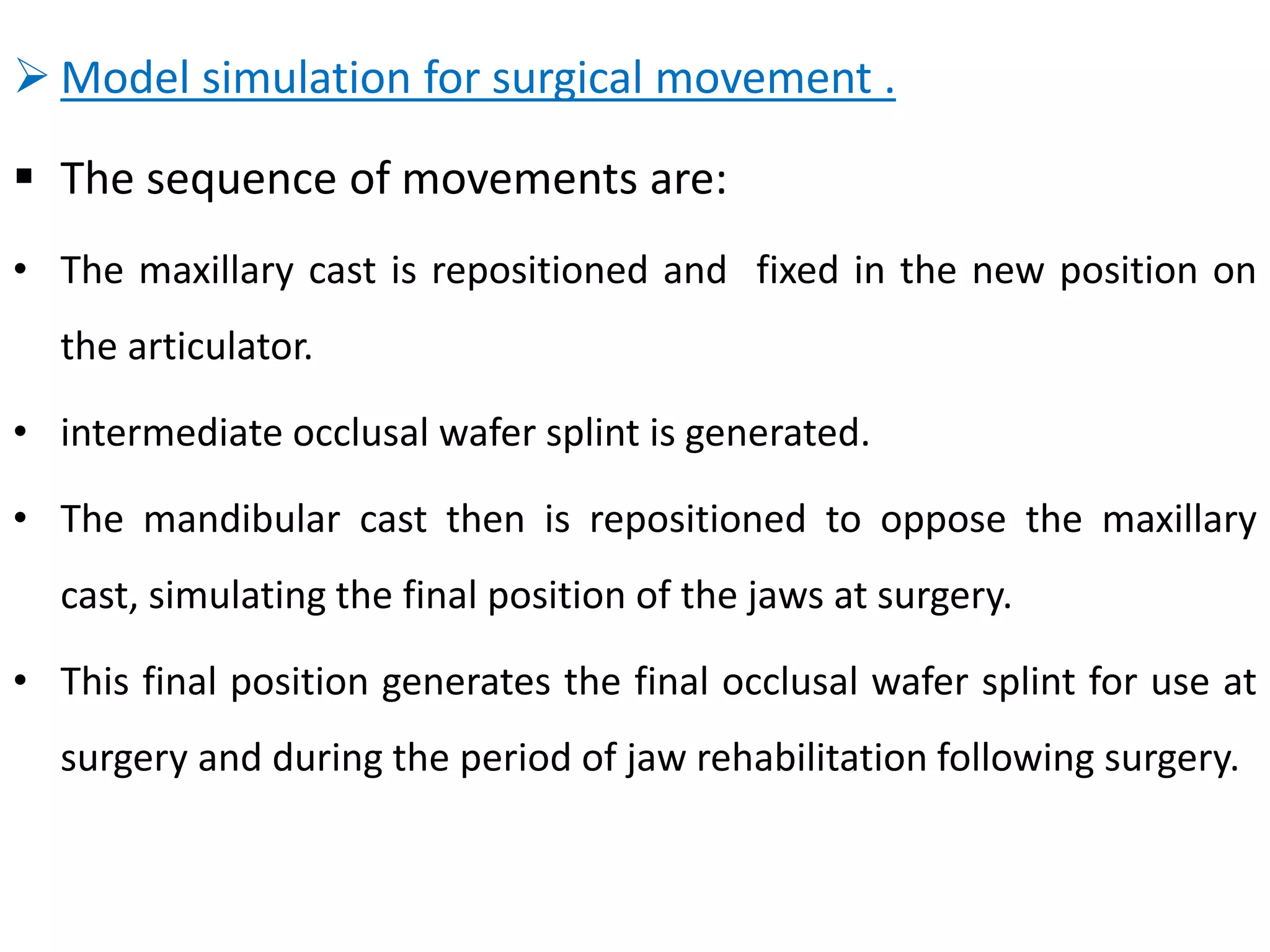 Orthognathic surgery | PPTX