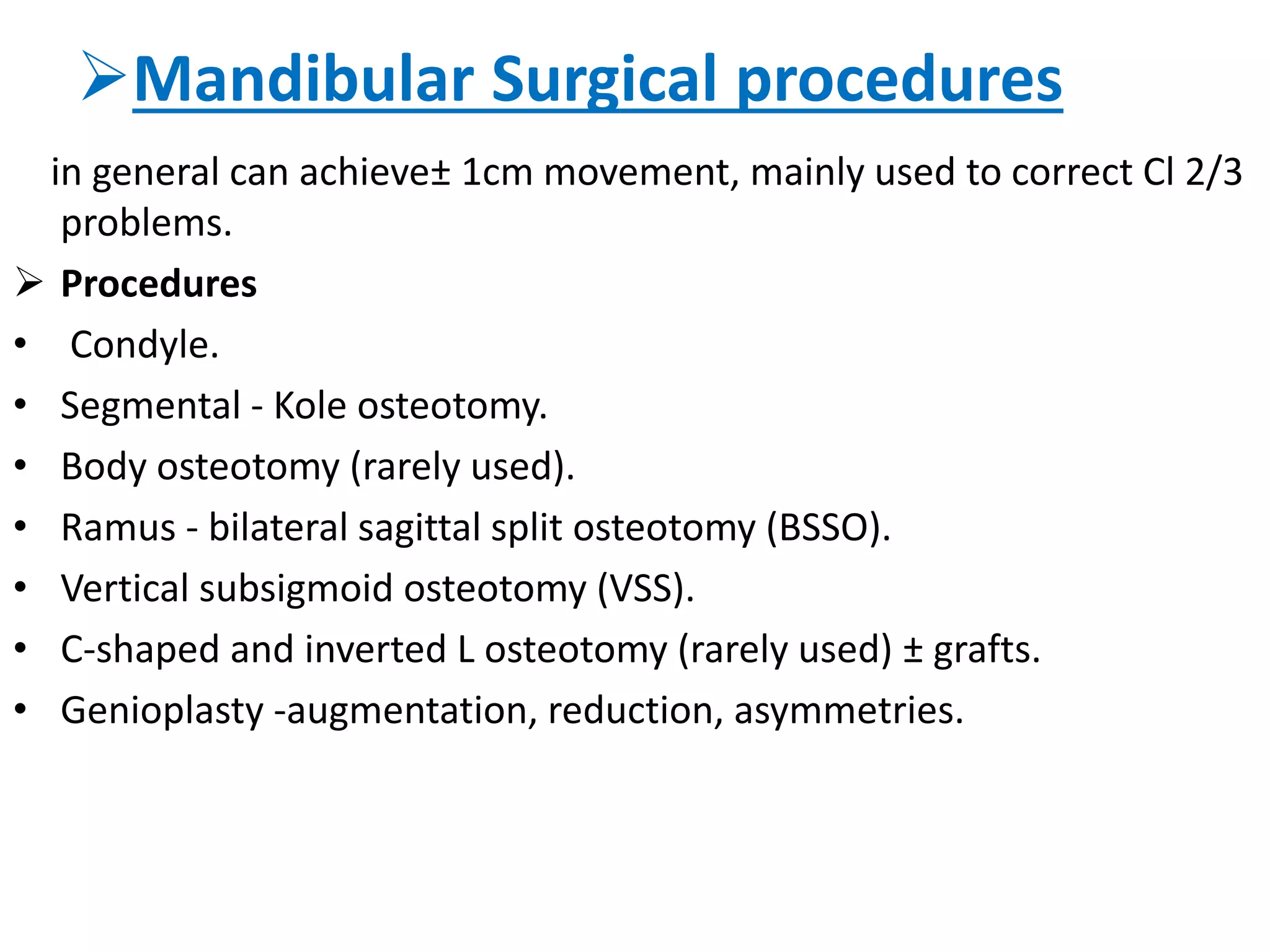 Orthognathic surgery | PPTX