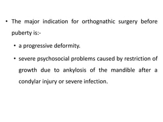 Orthognathic surgery lecture for dental study | PDF