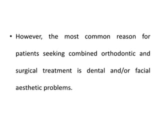 Orthognathic surgery lecture for dental study | PDF