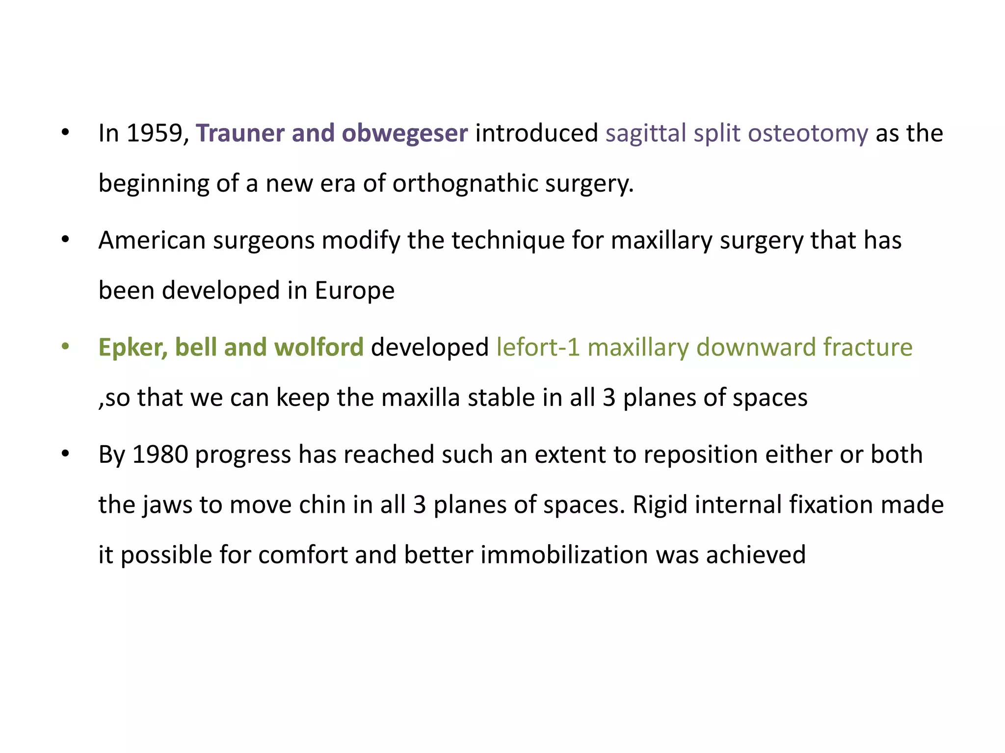 Orthognathic surgery | PPTX