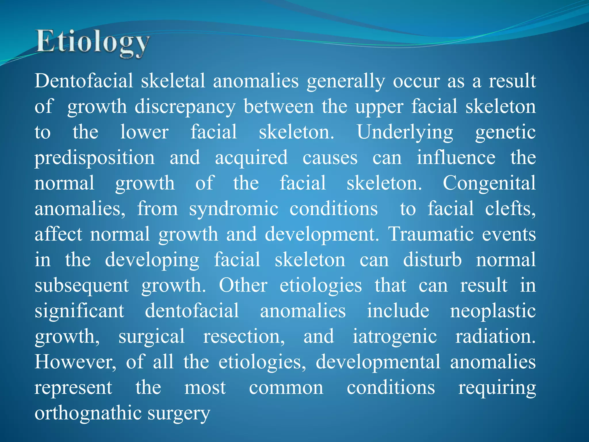 Orthognathic surgery | PPTX
