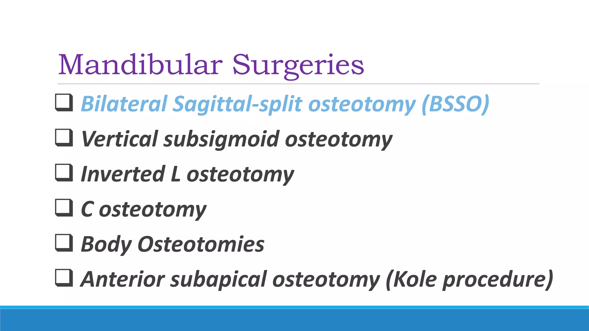 Orthognathic surgery | PPTX
