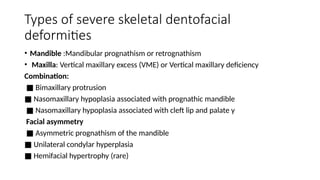 orthognathic surgery principles and indications | PPTX