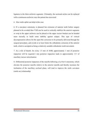 Orthognathic surgery for orthodontists by Almuzian | DOC