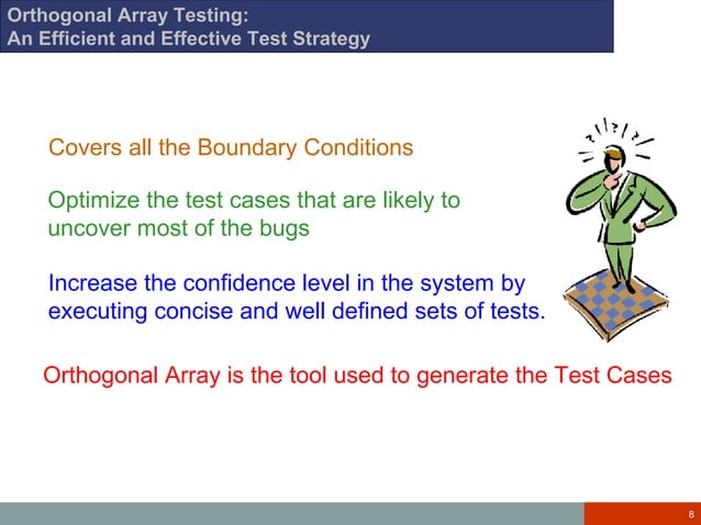 Orthogonal array approach a case study | PPT | Computing | Technology & Computing