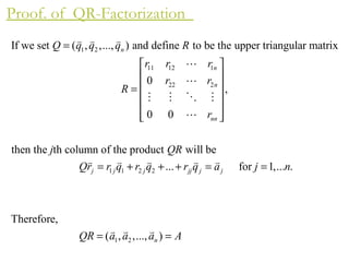 Orthogonal basis and gram schmidth process | PPT