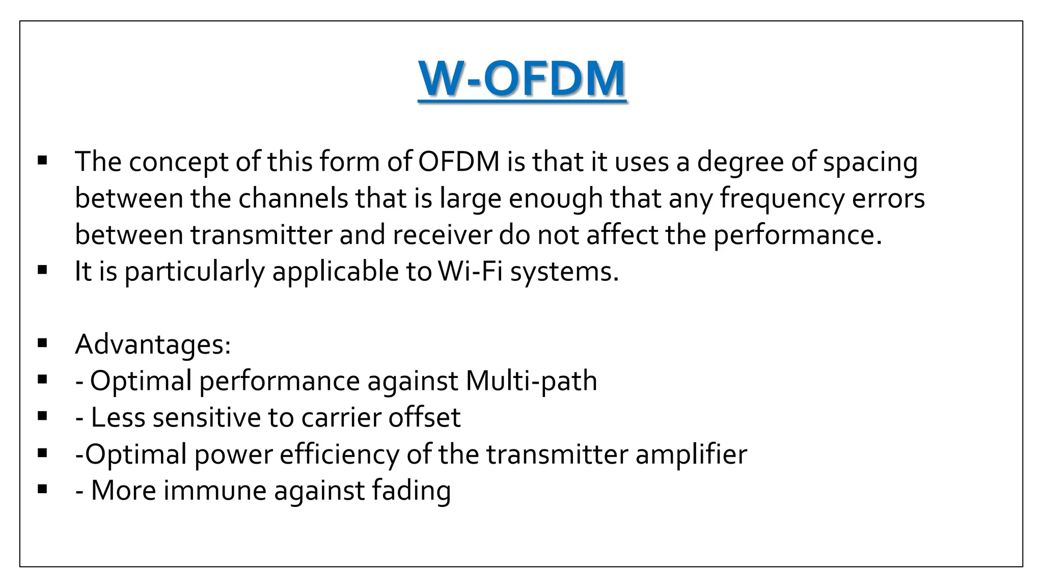 Orthogonal frequency division multiplexing (ofdm) | PPTX